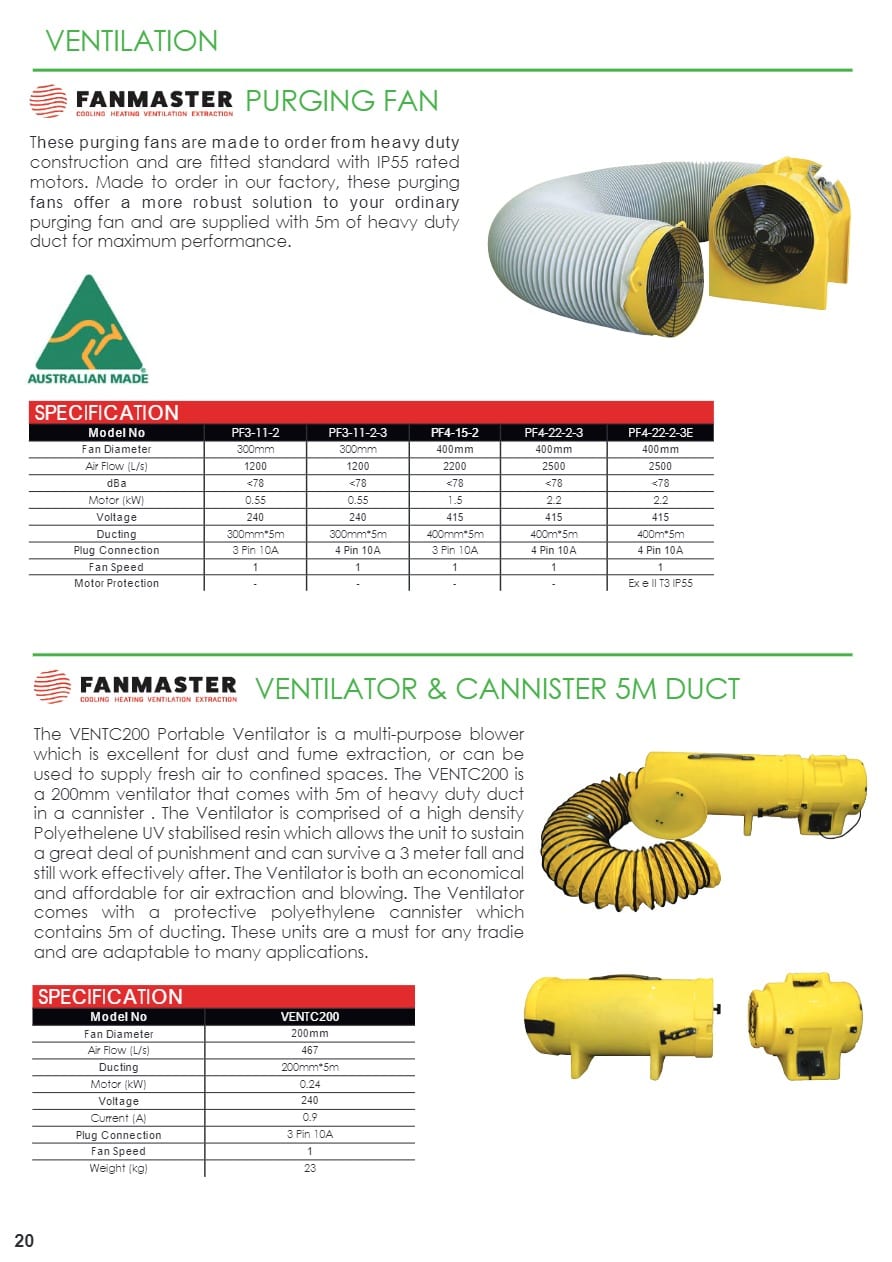 Download The Ventilation Equipment Catalogue - Fanmaster