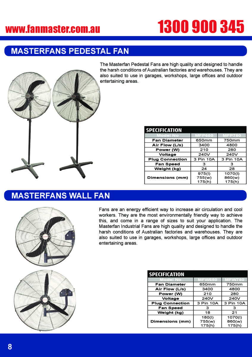 Catalogue - Fanmaster Cooling, Heating & Ventilation